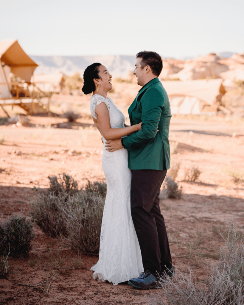 Camping Destination Wedding in the Utah Desert - Destination I Do