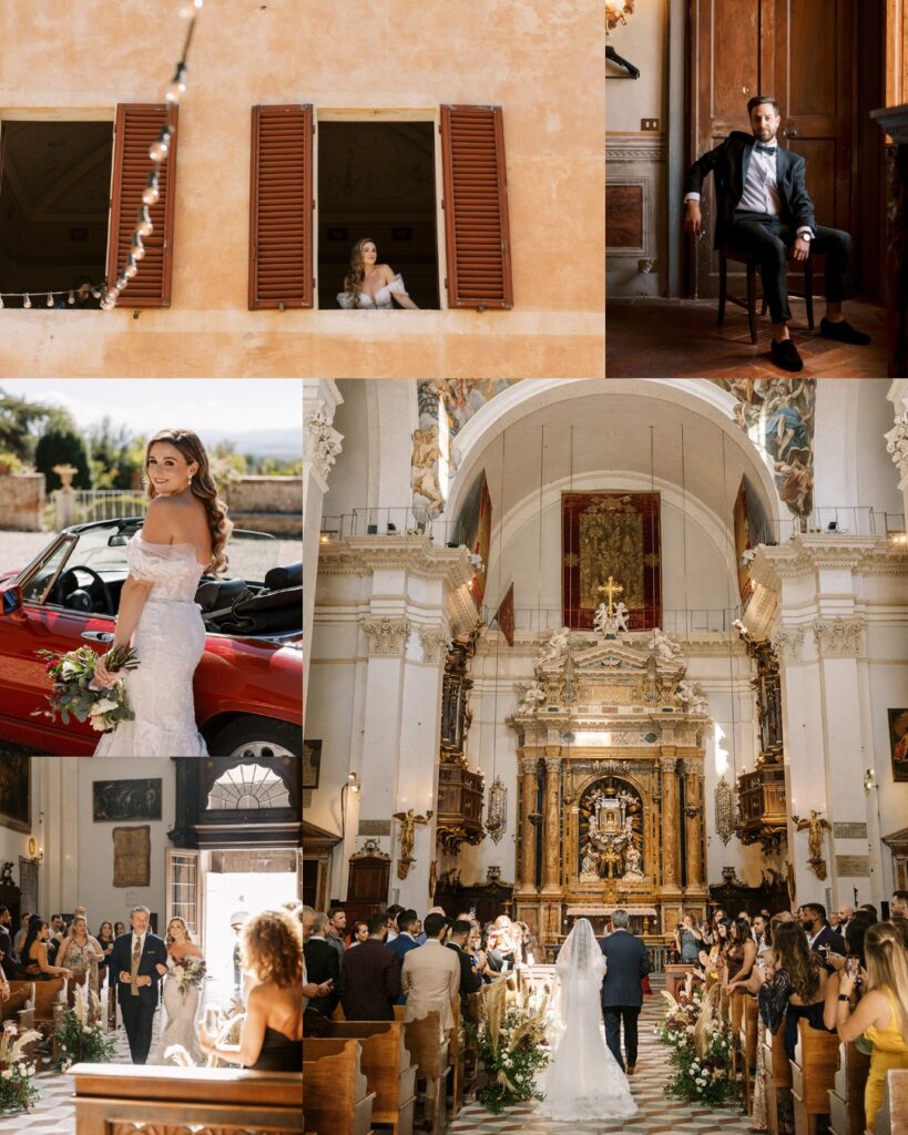 Villa Catignano Destination Wedding in Siena, Italy